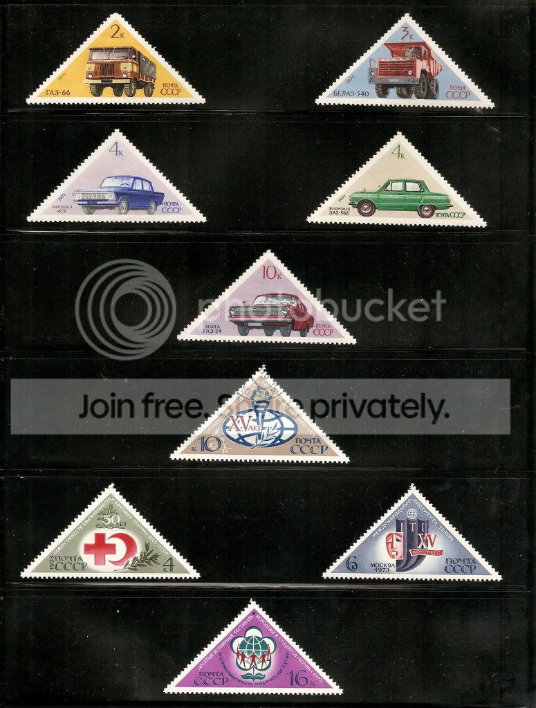 Triangle Shaped Stamps From Around The World. - Page 2 - Stamp ...