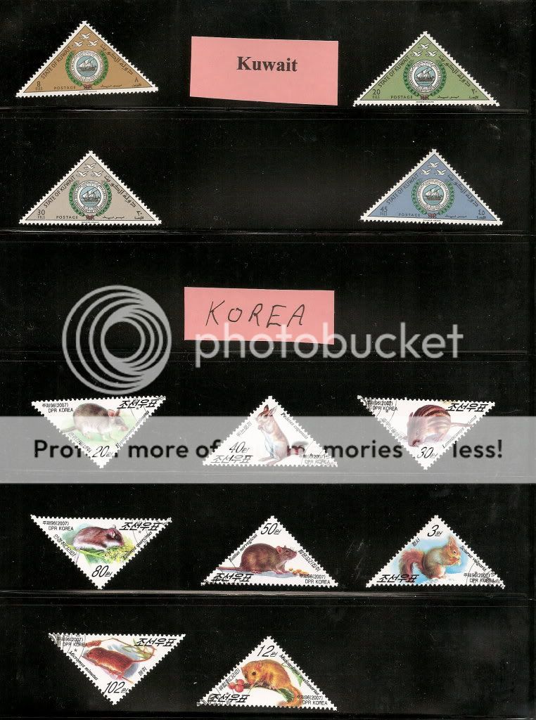 Triangle Shaped Stamps From Around The World. - Stamp Community Forum
