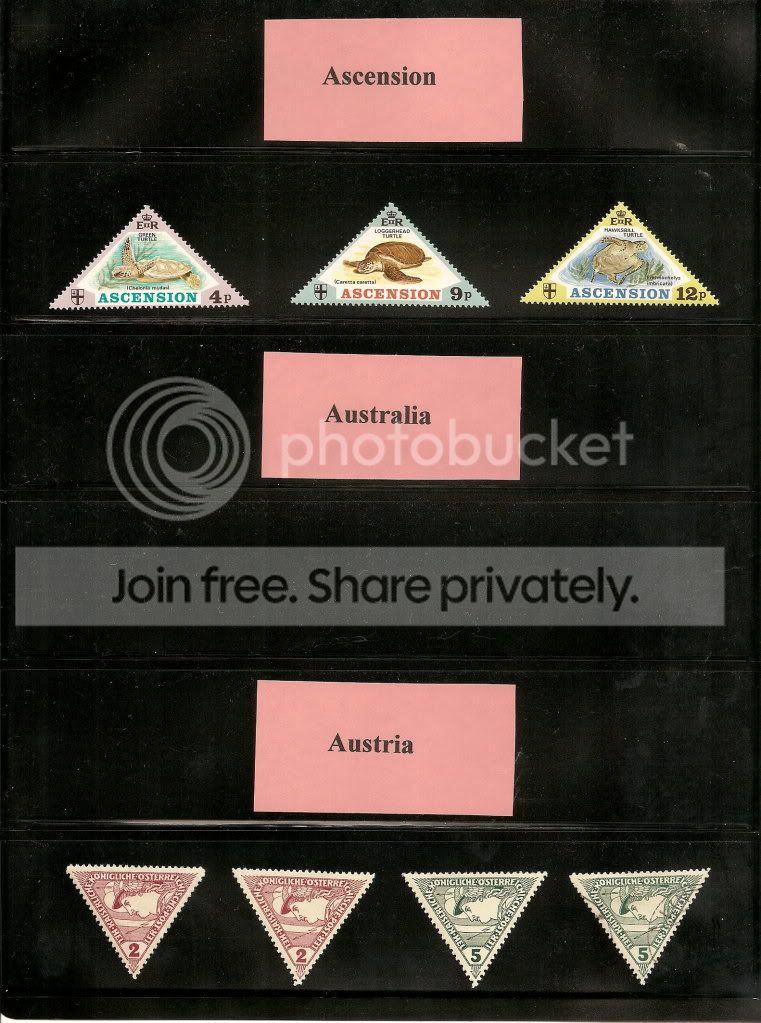 Triangle Shaped Stamps From Around The World. - Stamp Community Forum