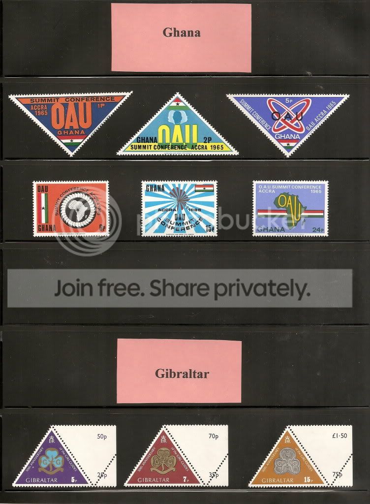 Triangle Shaped Stamps From Around The World. - Stamp Community Forum