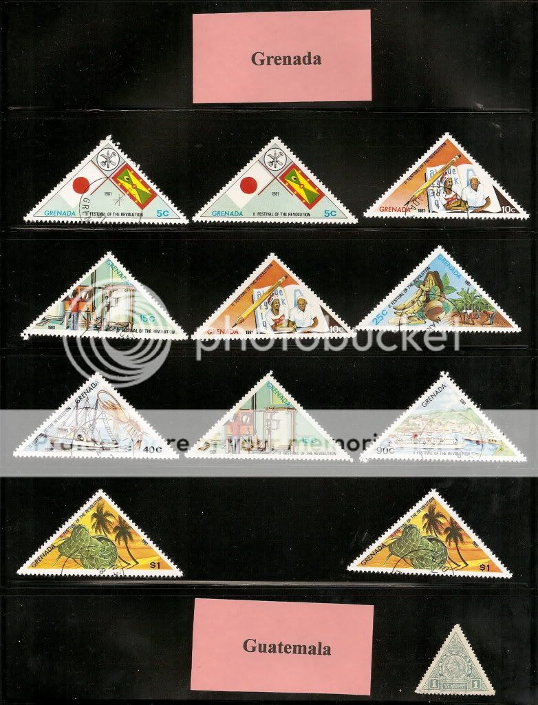 Triangle Shaped Stamps From Around The World. - Stamp Community Forum
