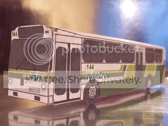 Metro Tas Scania VoV1 paperbus